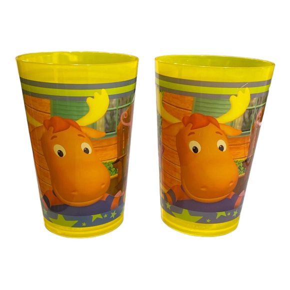 Dining | 2 Zak Designs Backyardigans Plastic Cups Glasses Tumblers Tyrone Tasha Rare Htf | Poshmark